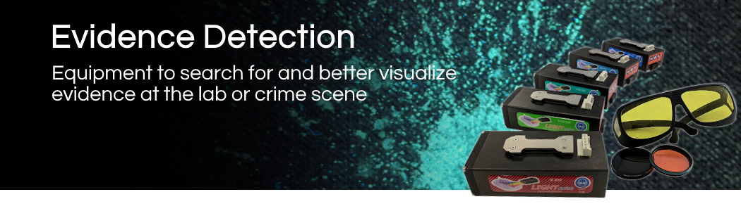 We offer forensic lab equipment and crime scene tools.